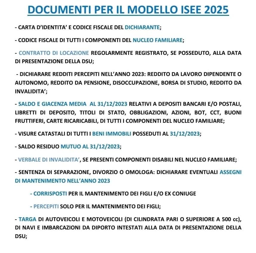 ISEE 2025. Info e assistenza | COBAS SCUOLA PALERMO